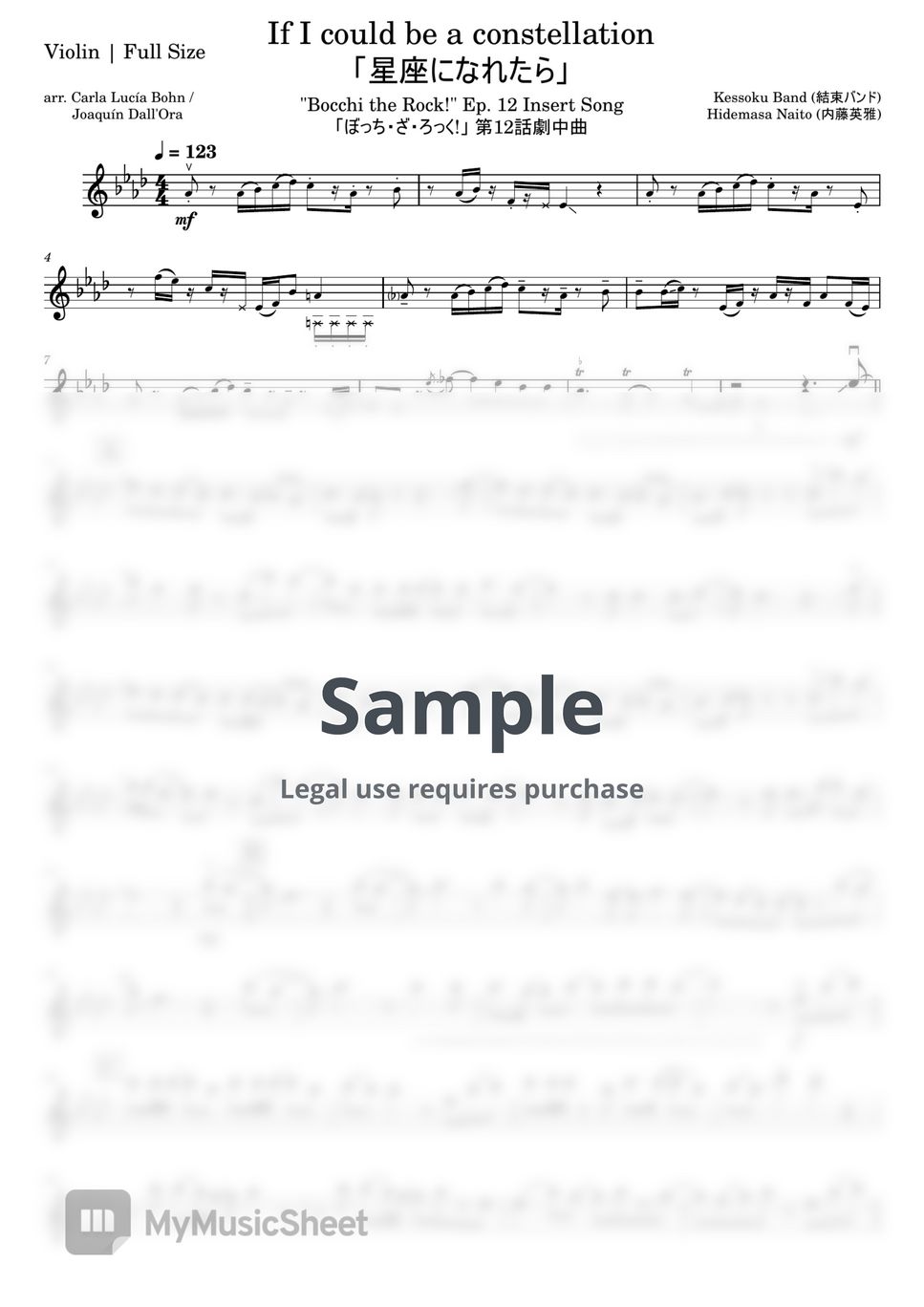 Kessoku Band - If I could be a constellation (Seiza ni Naretara) | "Bocchi the Rock!" Ep. 12 ...