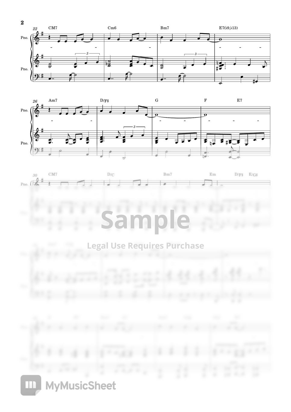 유상렬 - 나의 가장 낮은 마음 (G key) 악보 by 생명의건반