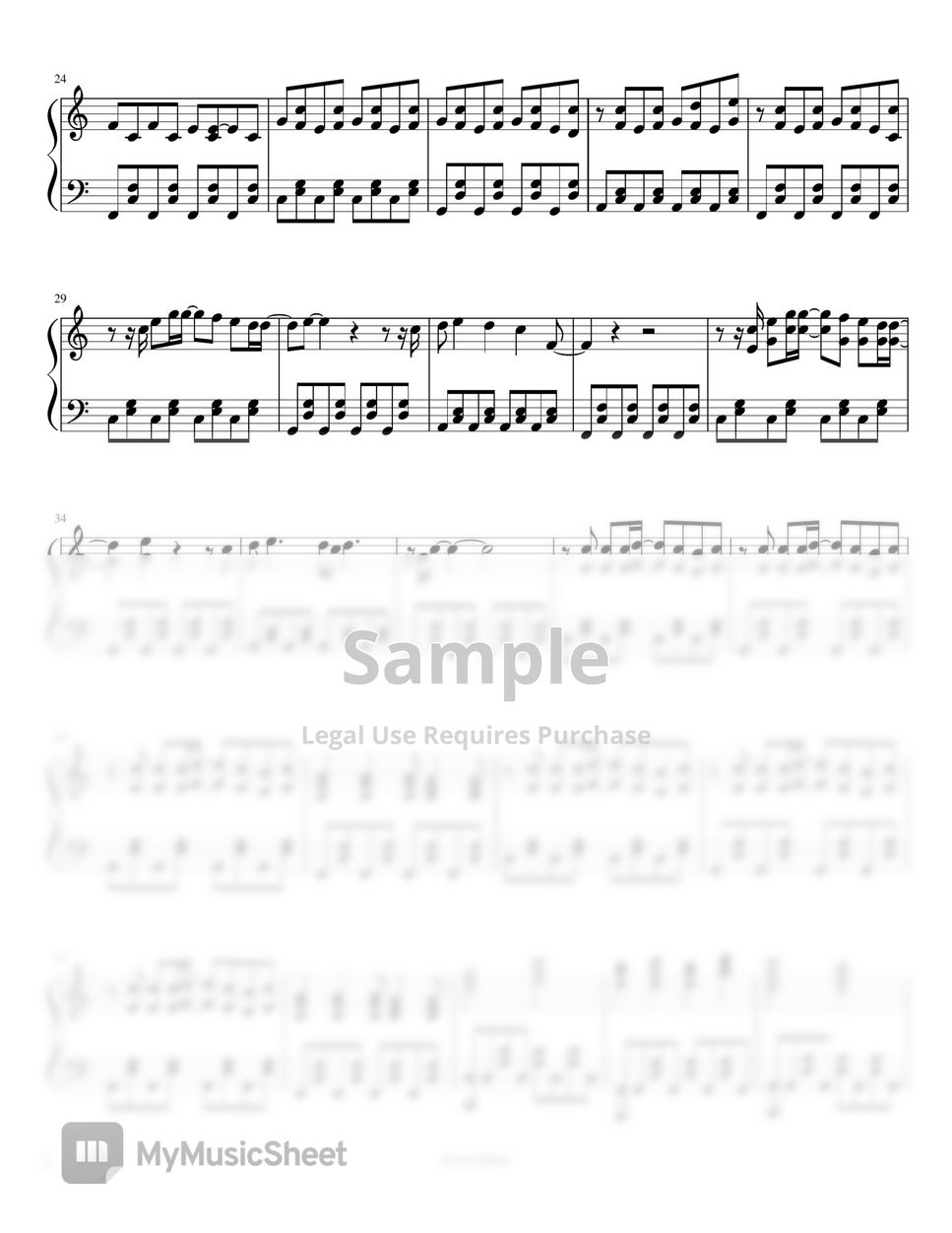 Taylor Swift - Champagne Problems Partitura by Scores4piano