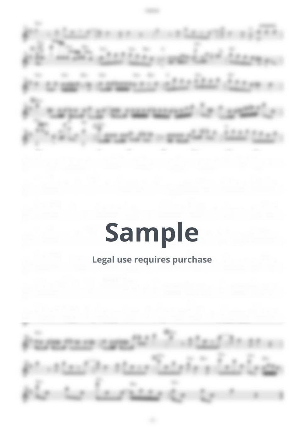 YOASOBI - UNDEAD (Monogatari Series: Off & Monster Season / in Bb) Sheets by muta-sax