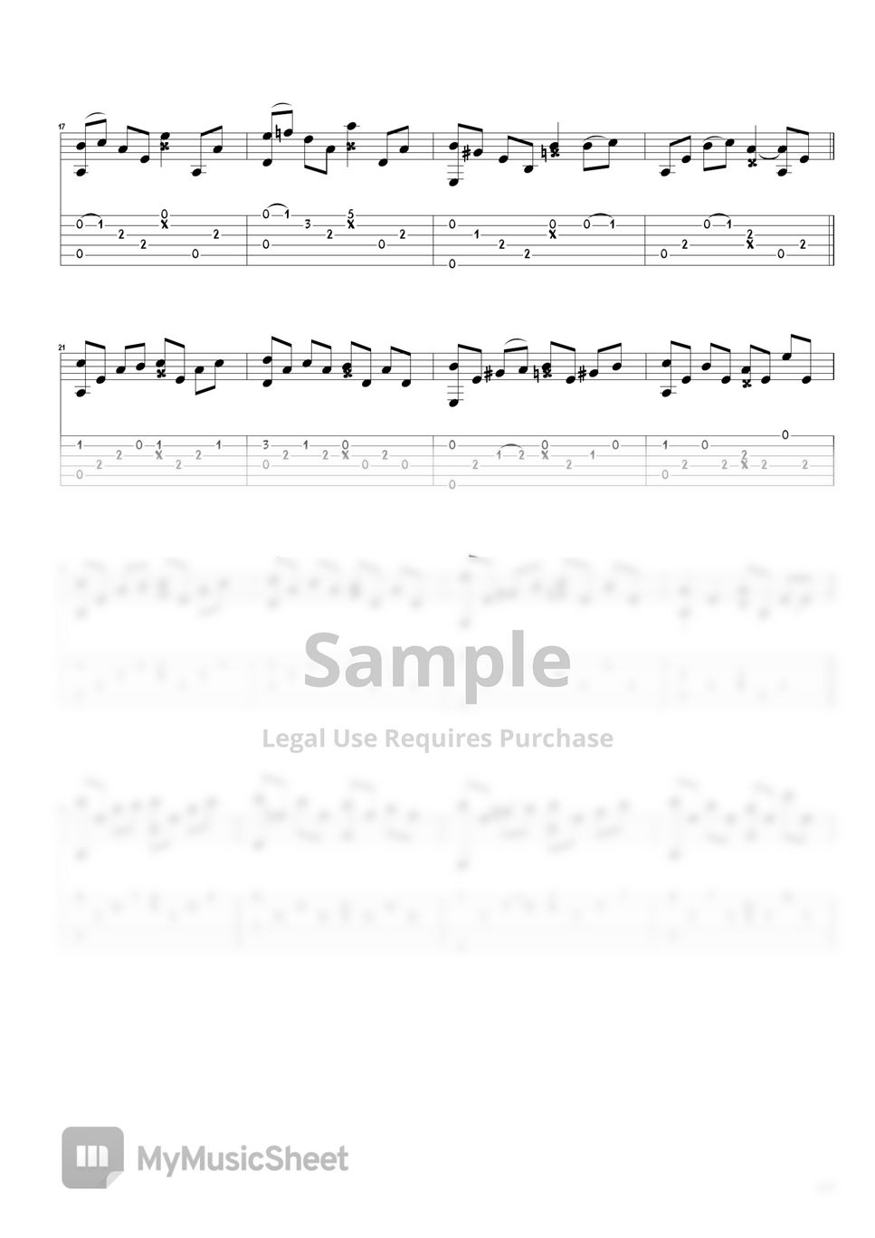 Maksim Mrvica - Croatian Rhapsody (Fingerstyle Guitar Tab) TAB+1 Staff ...