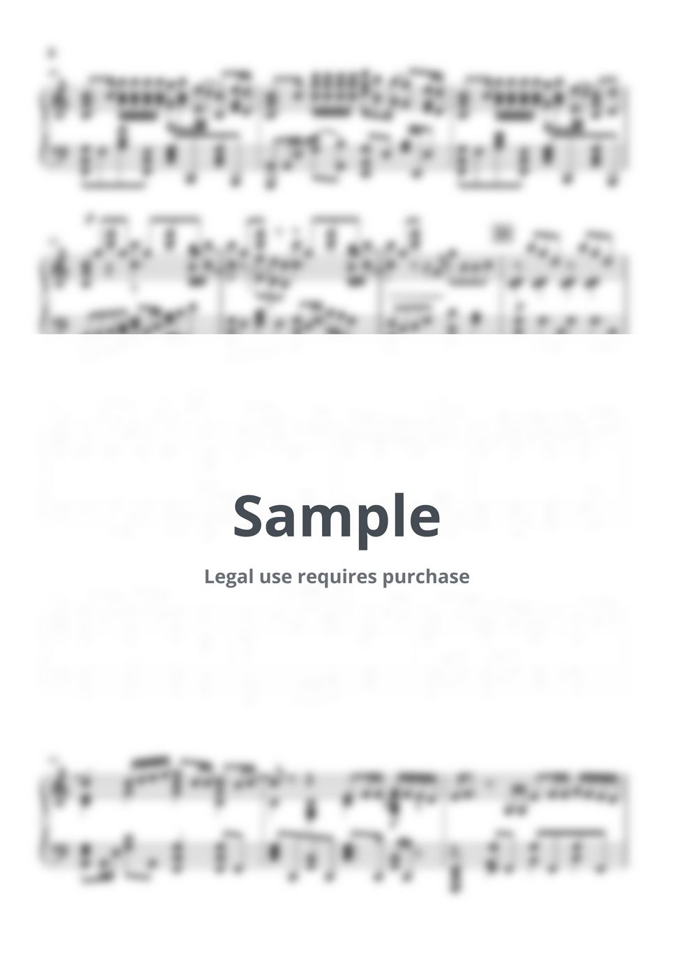 TOMOO - Contrast ("Blue Box" ED2) 악보 by Justin Wai