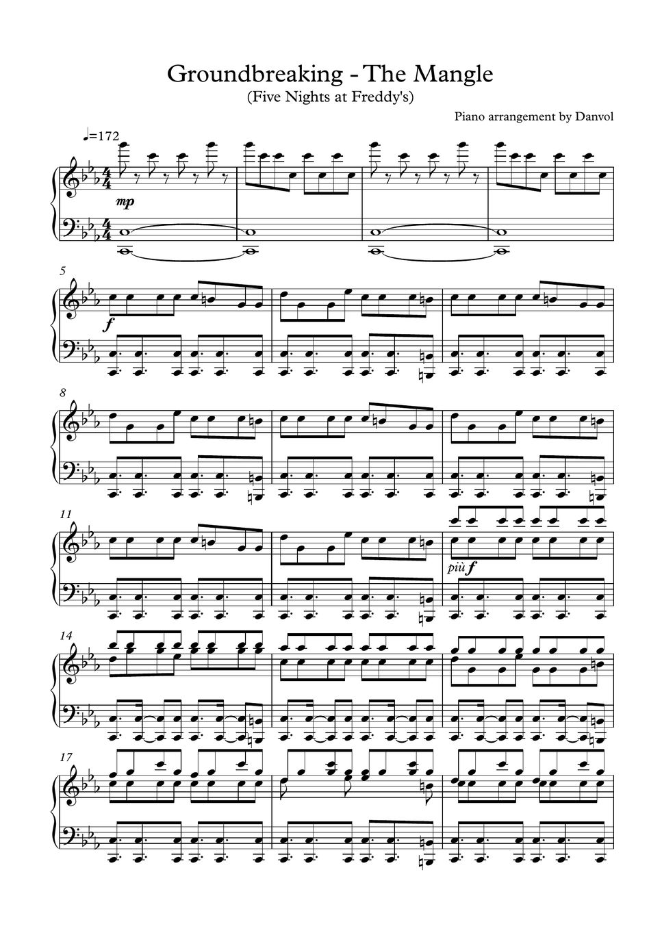 Five Nights at Freddy's - The Mangle Sheet by Danvol