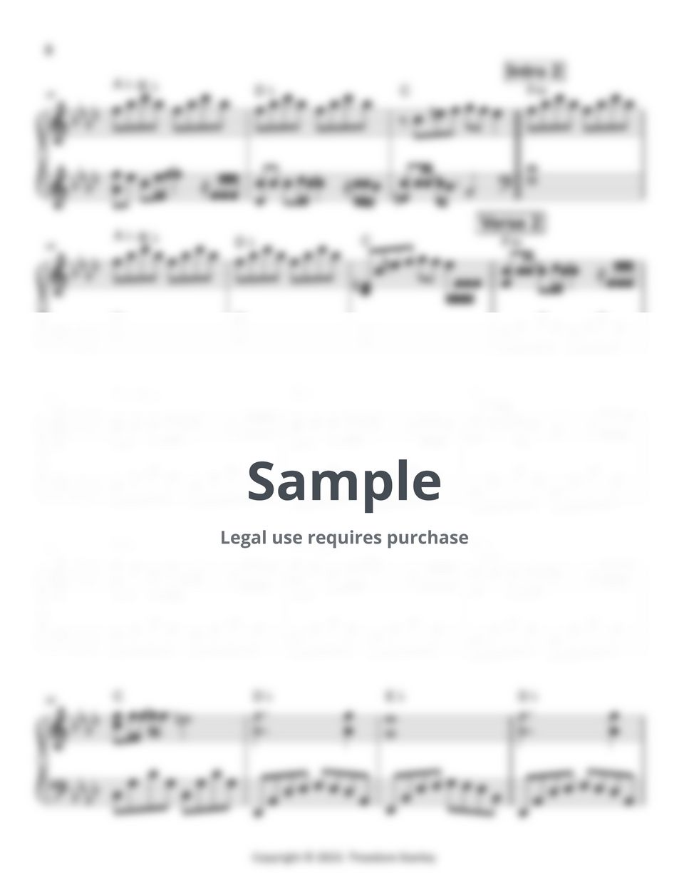 Aqeela Calista - Berhenti Berharap Sheets by Theodore Stanley