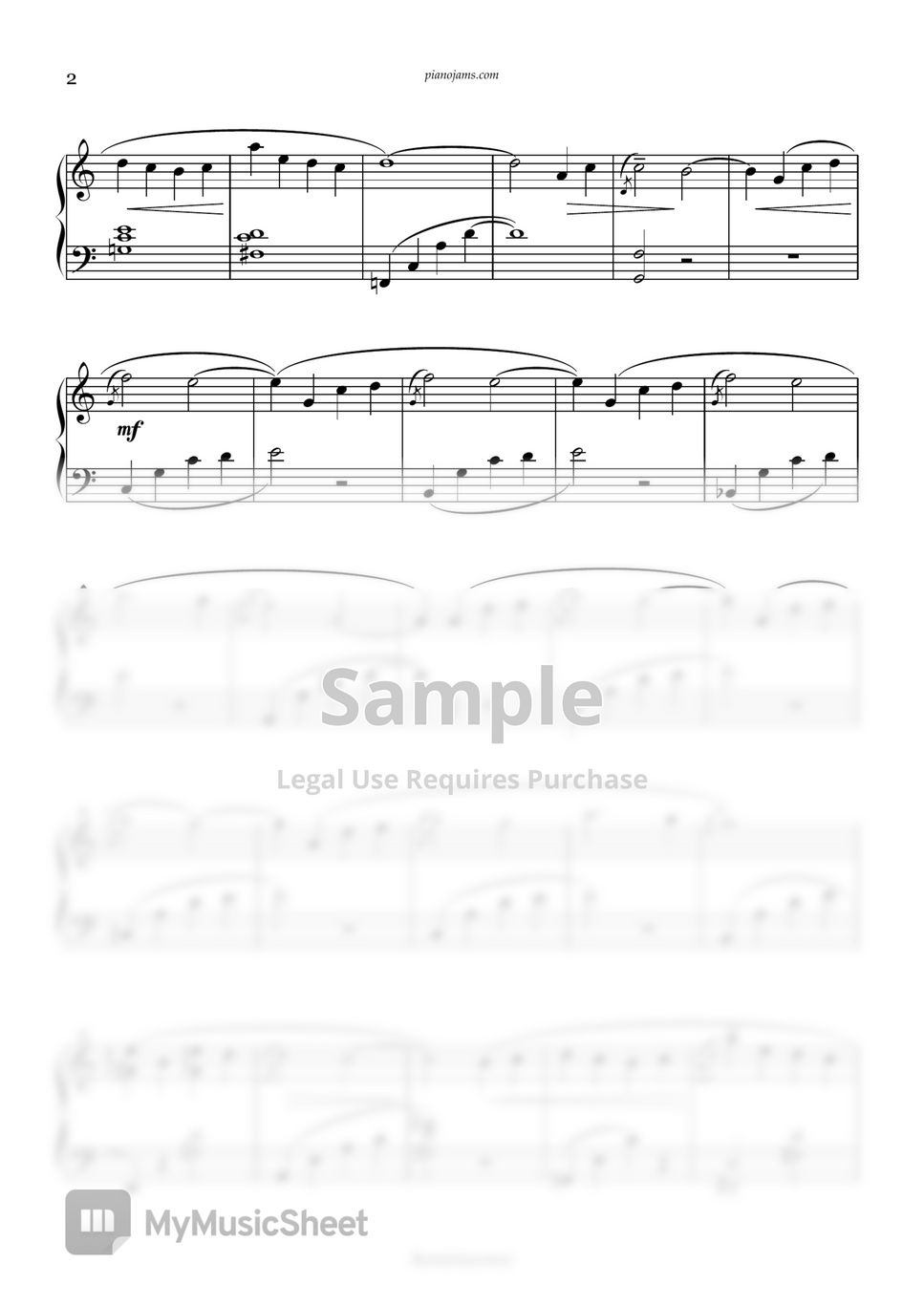 Satoshi Takebe - Reminiscence (From Up on Poppy Hill) Hoja by PianoJams