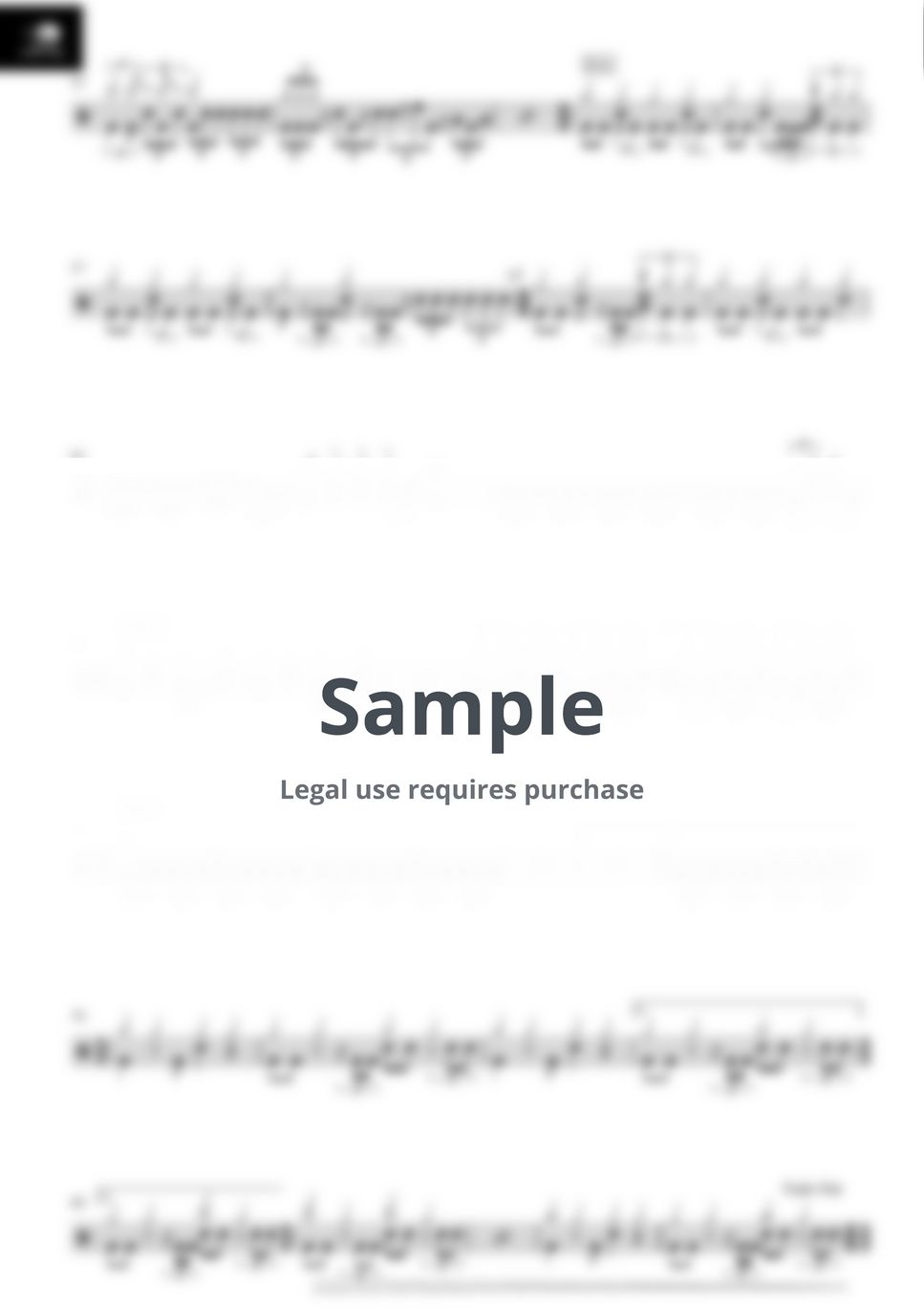 Pantera - Walk Sheets by Drum Sheet MX