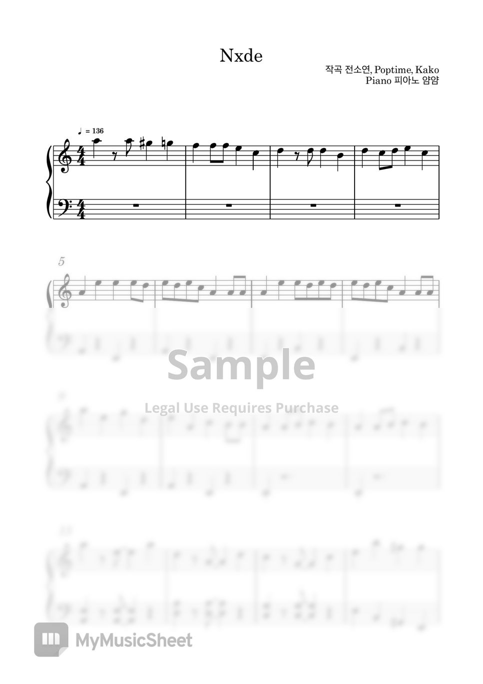 (G)I-DLE - Nxde Sheets by Pianoyamyam