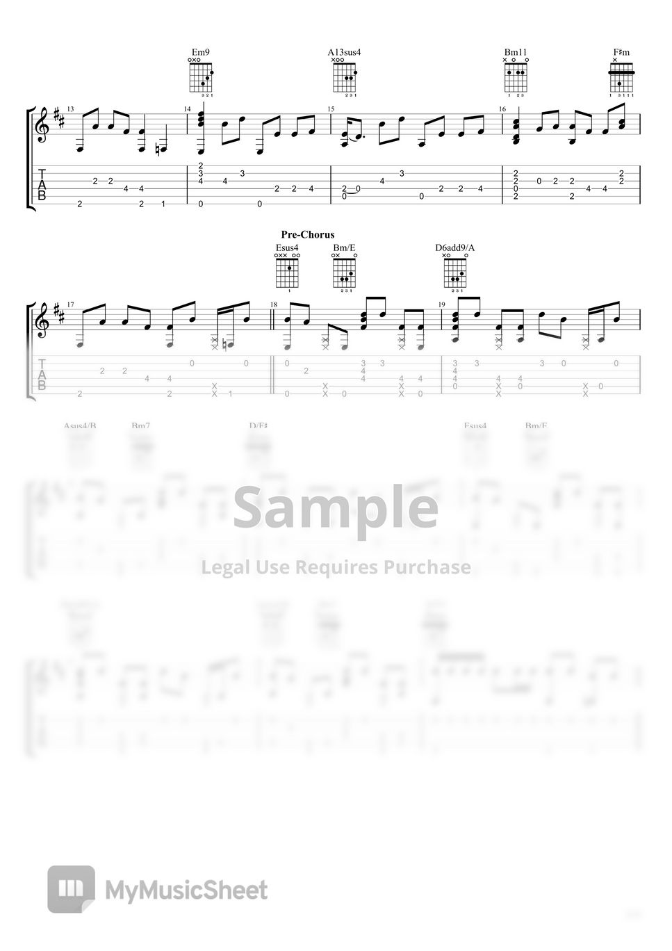 NewJeans | Fingerstyle Guitar - OMG Sheets by Kenneth Acoustic