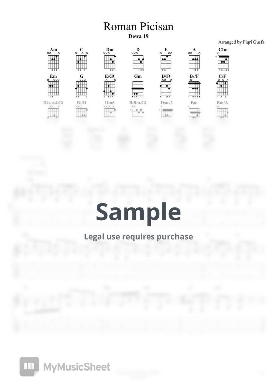 Dewa 19 - Roman Picisan TAB+1 Staff by Fiqri Gusfa