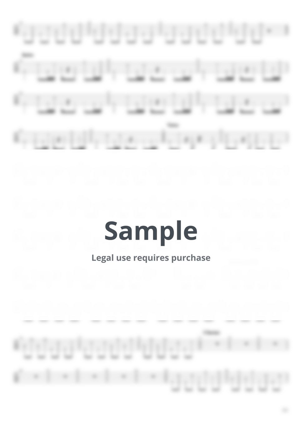 DECO*27 - Mozaik Role (Bass TAB) Sheets by Muya