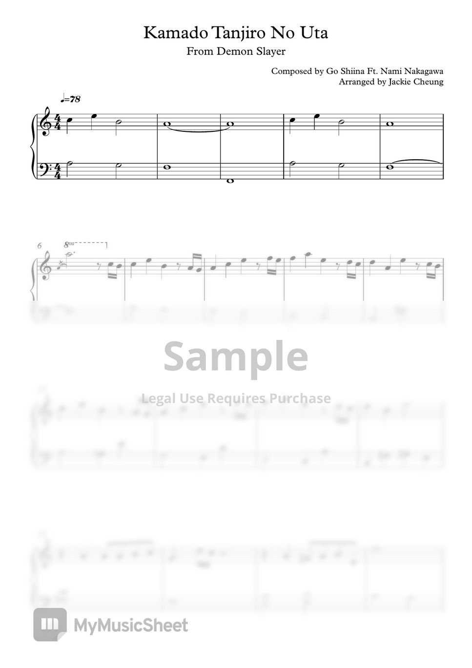 Go Shiina Ft. Nami Nakagawa - Kamado Tanjiro No Uta From Demon Slayer C ...