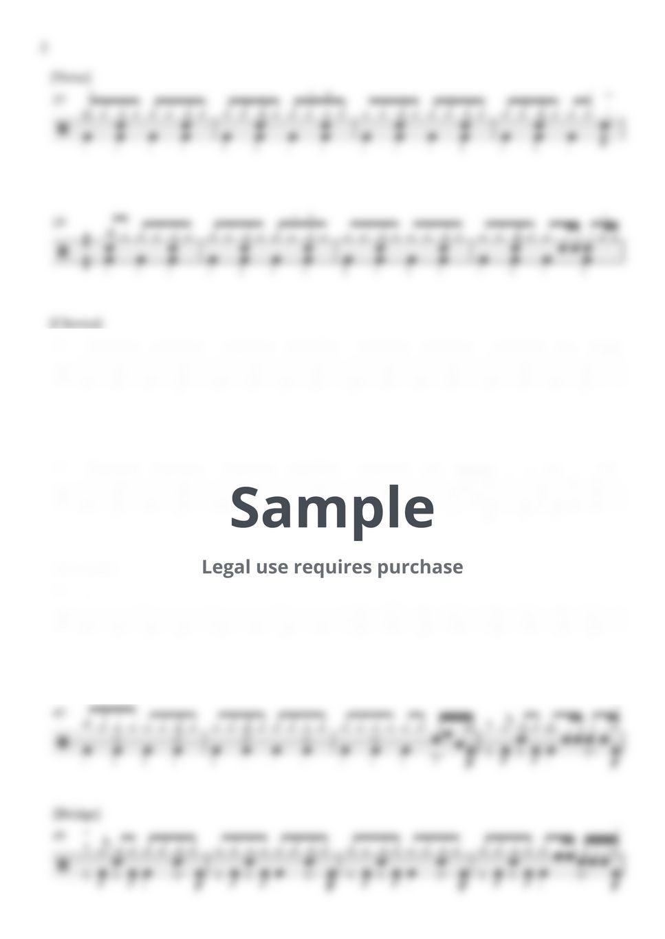 RIIZE(라이즈) - Boom Boom Bass Sheets by 606Drum