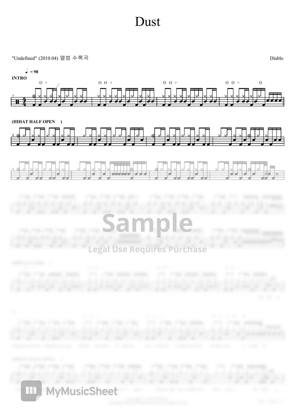 Diablo - Dust Sheets by COPYDRUM