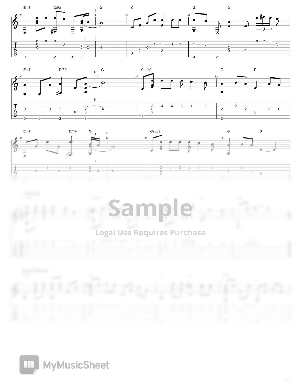 A Star is Born - Shallow (Acoustic Fingerstyle Guitar) Tab + 1staff by ...