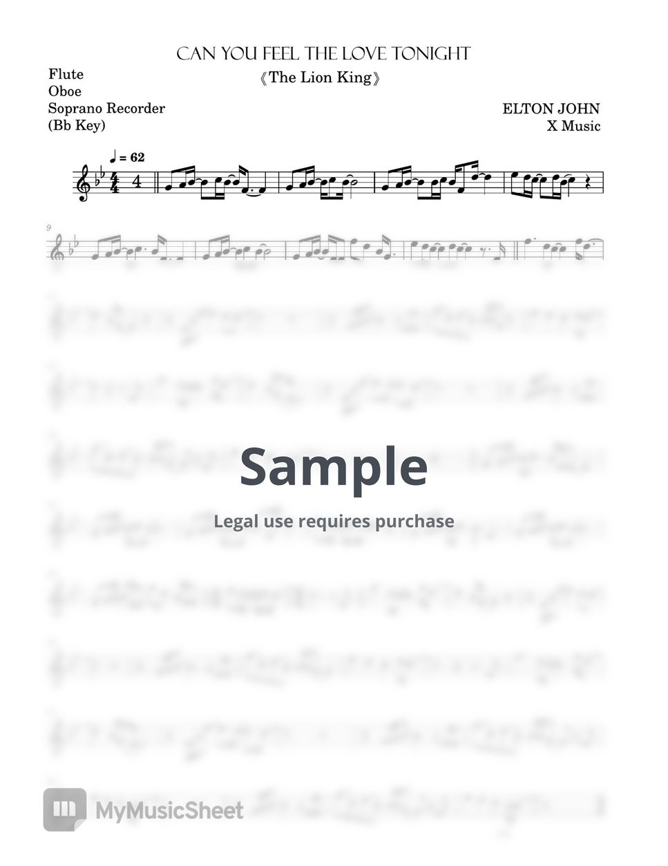 ELTON JOHN - Can You Feel the Love Tonight (Disney/The Lion King(獅子王 ...