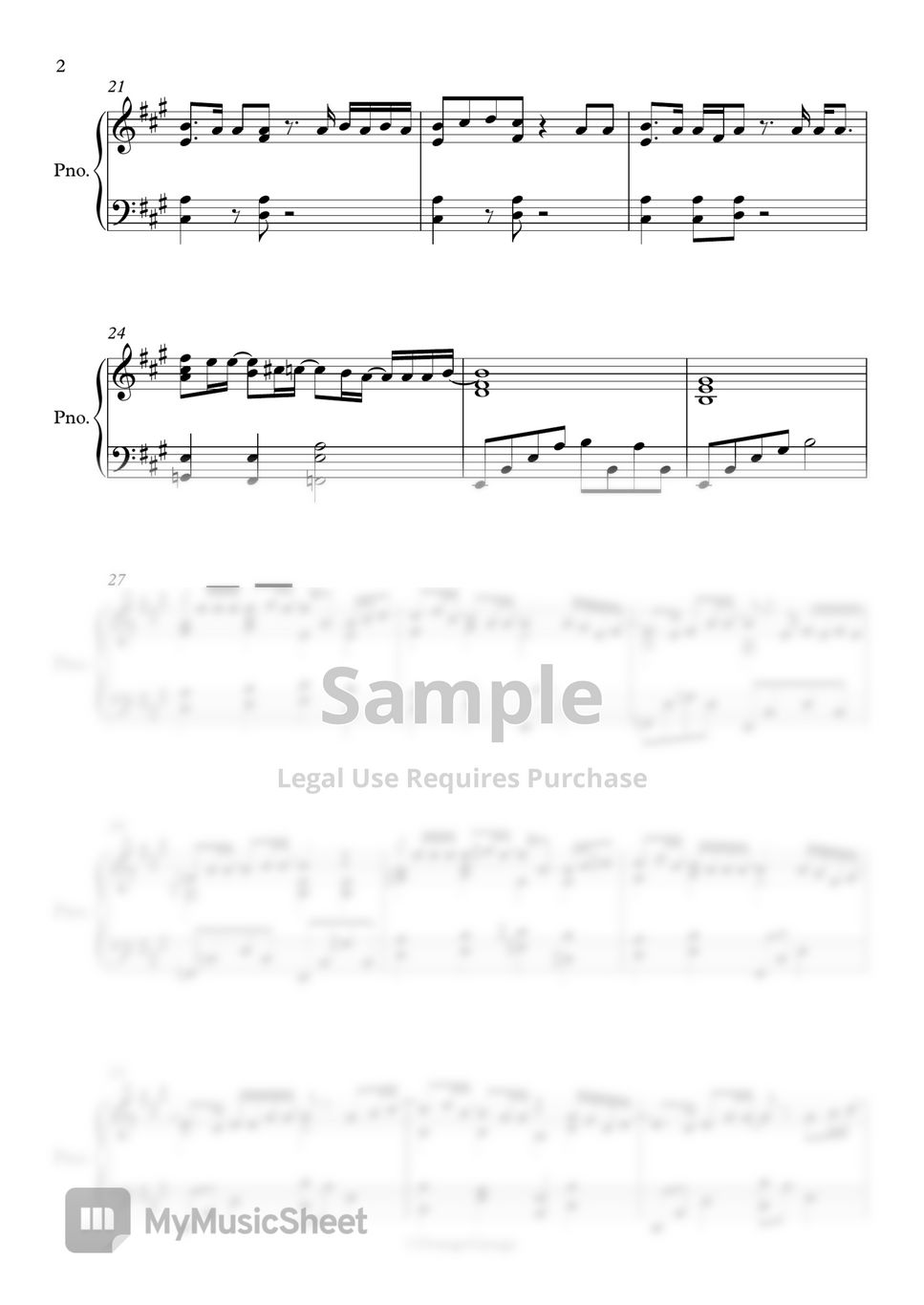 Radwimps 스즈메의 눈물 솔로 피아노 연주곡 Blad By Orangegarage
