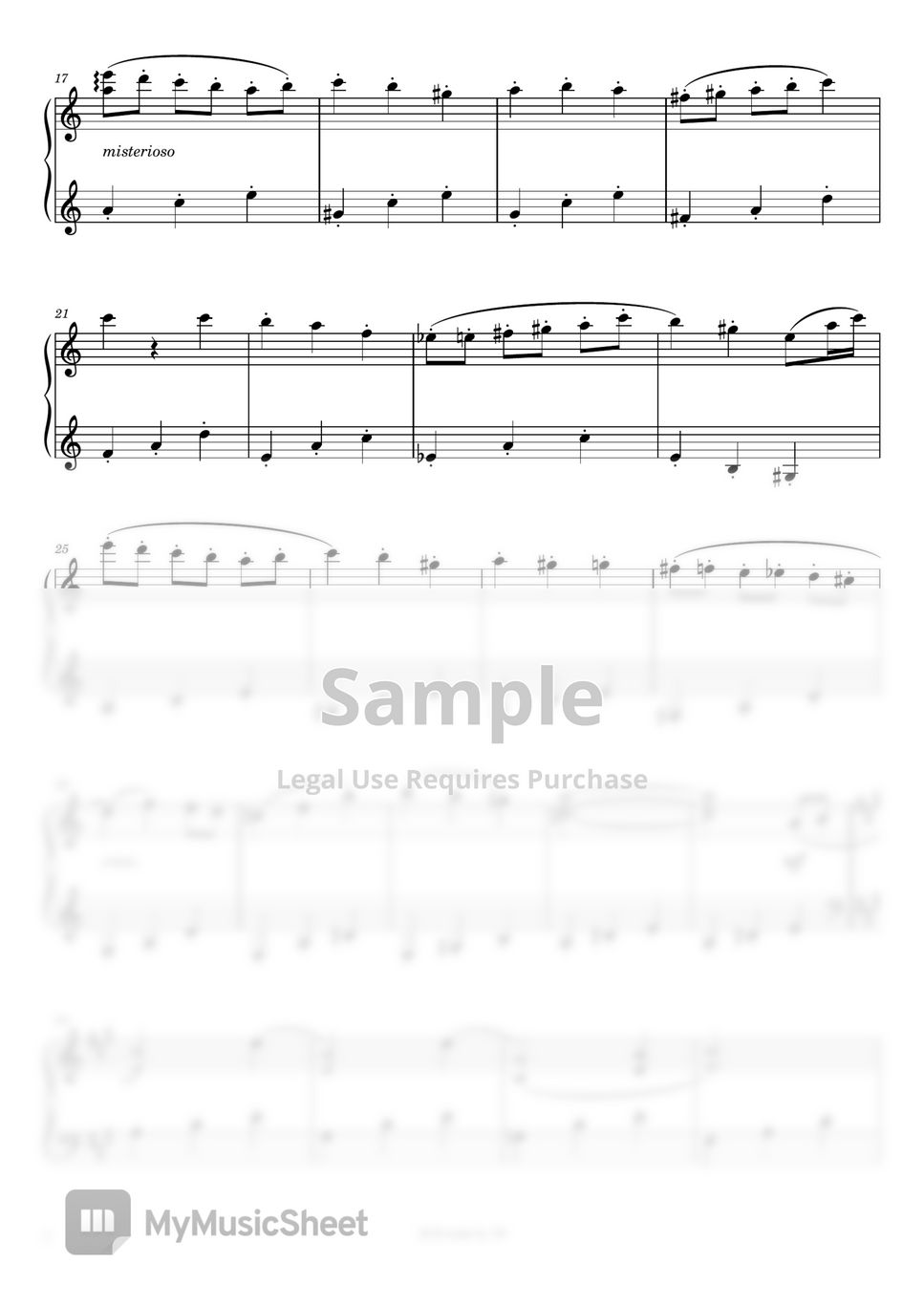 White Notes - A Walk in the Woods Sheet