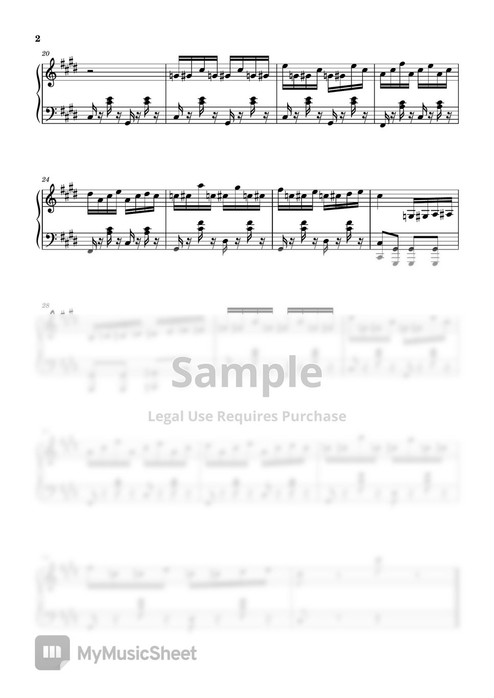 말할 수 없는 비밀 Ost 말할 수 없는 비밀 Ost 쇼팽왈츠 피아노악보 Sheets By My Uk Piano