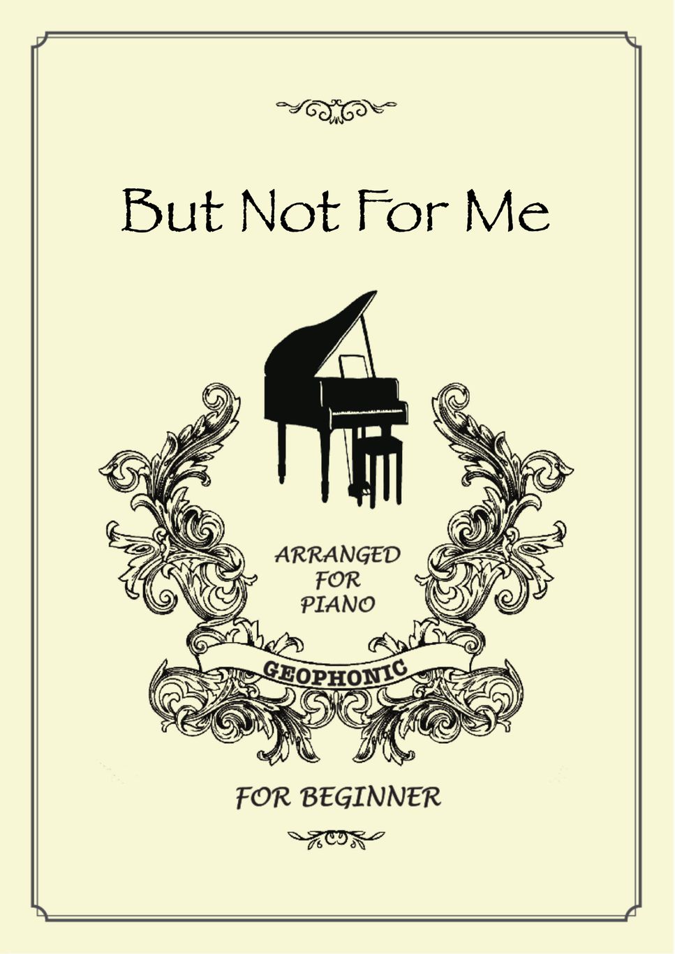 GEORGE GERSHWIN - BUT NOT FOR ME Partitura by GEOPHONIC