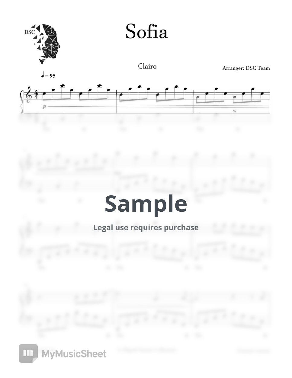 Clairo - Sofia (Relax version) Sheets by Digital Scores Collection