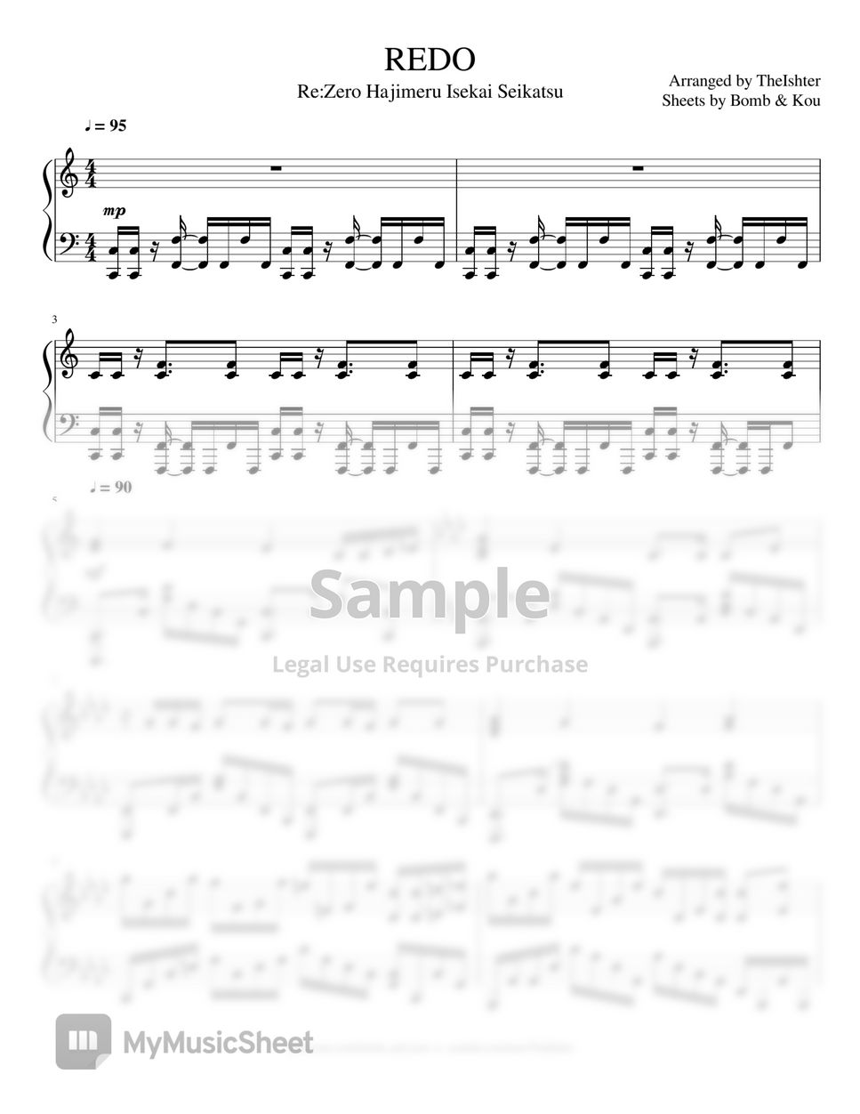 Re: Zero - Starting Life in Another World - REDO (TheIshter) Sheets by ...