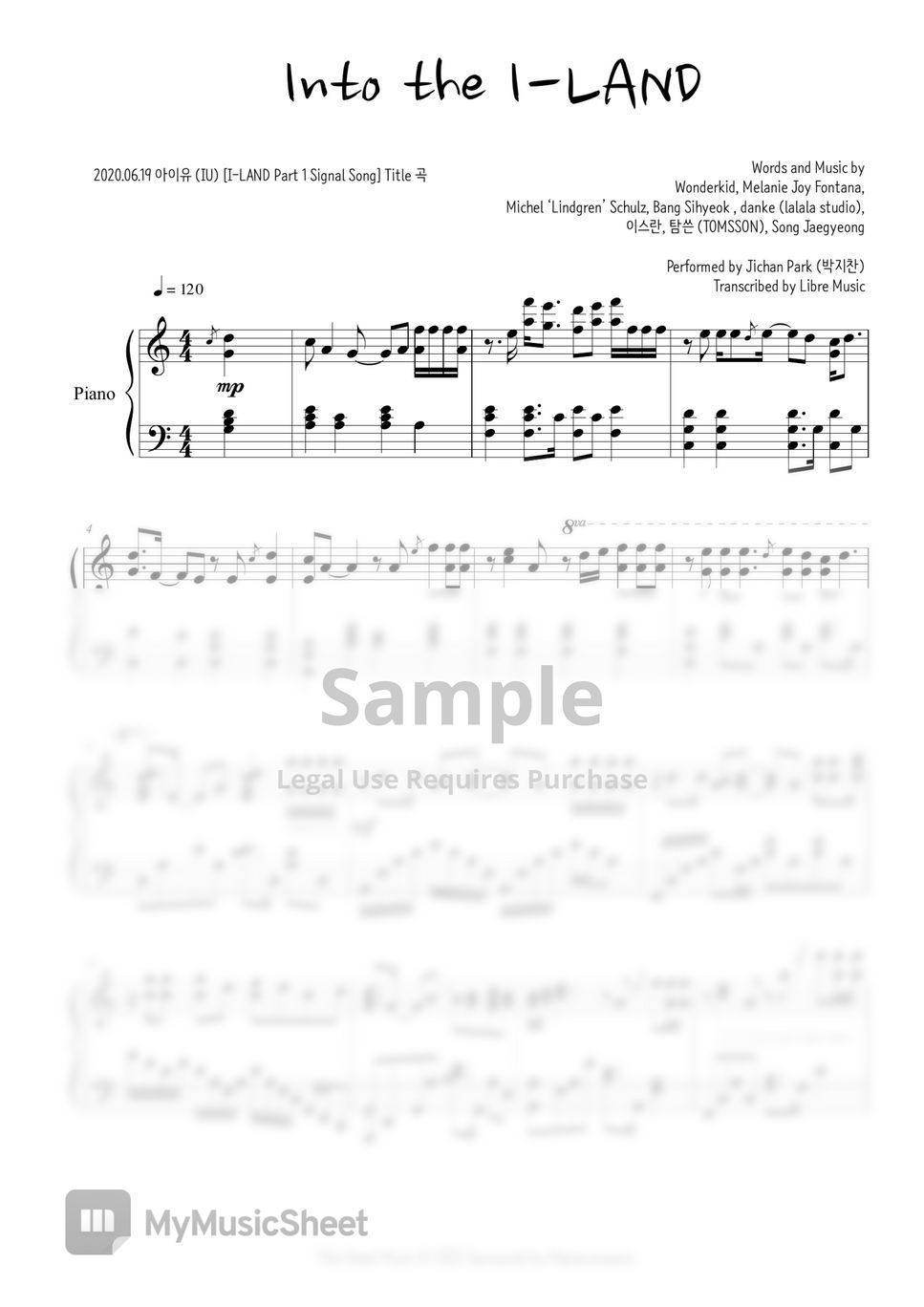 IU (아이유) - Into the I-LAND Sheets by JichanPark