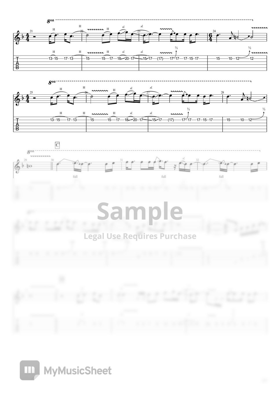 Scorpions - Wind Of Change 악보 by Kfir Ochaion