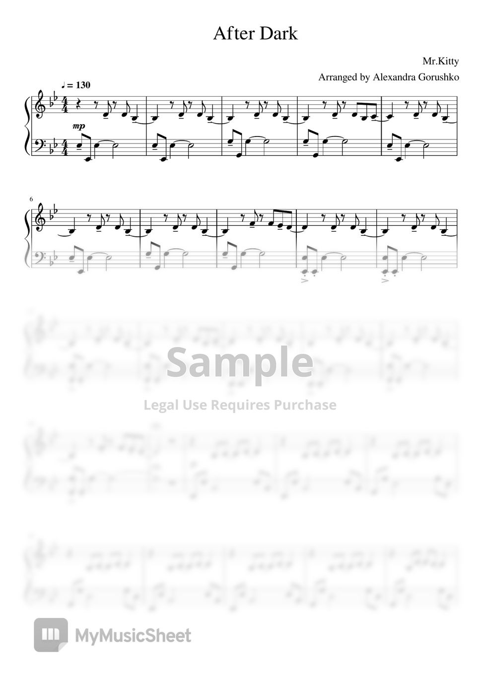 Mr.Kitty - After Dark Nuty by Alexandra Gorushko