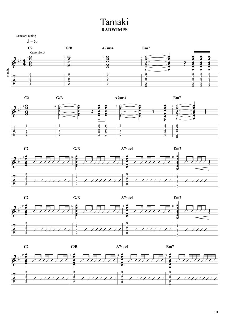 Radwimps Tamaki Sheets By Grail Lee
