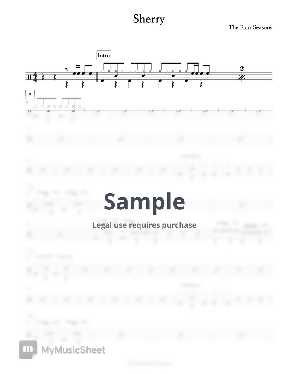 The Four Seasons - Sherry Sheets by Arkadia Drums