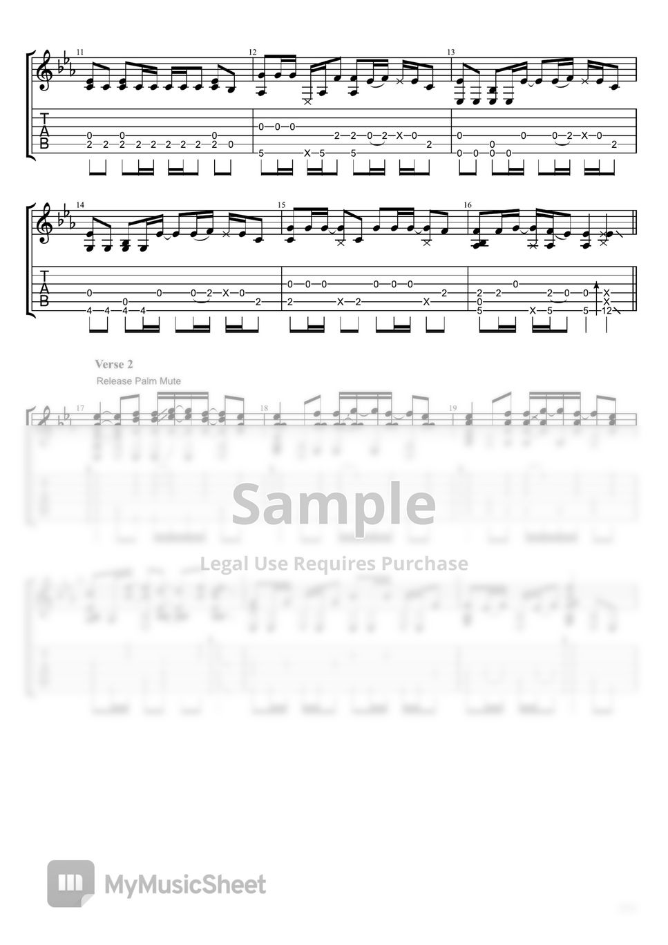 BTS - Spring Day TAB