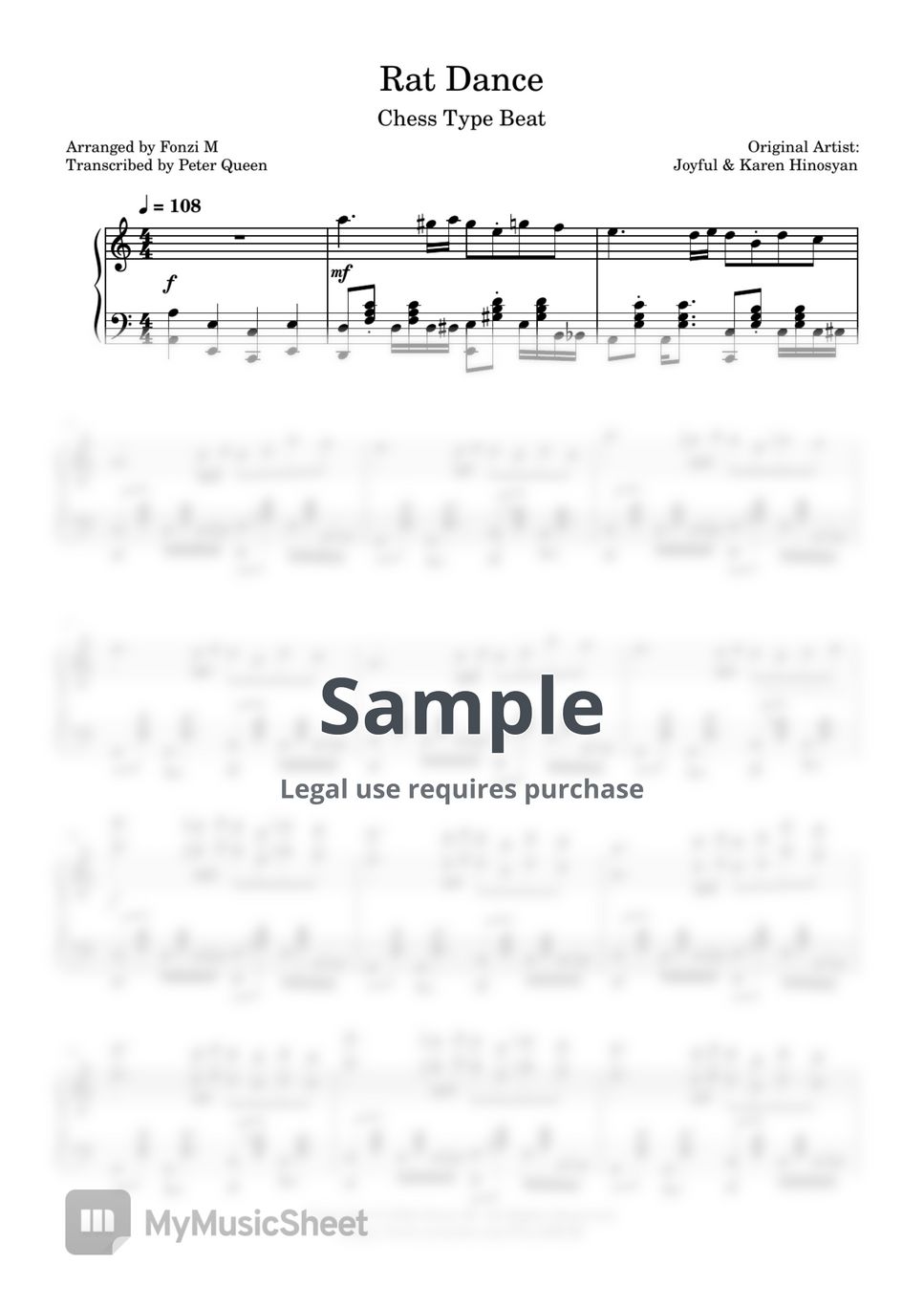 Joyful & Karen Hinosyan - "Chess" - Rat Dance Meme Song (Chess Type ...