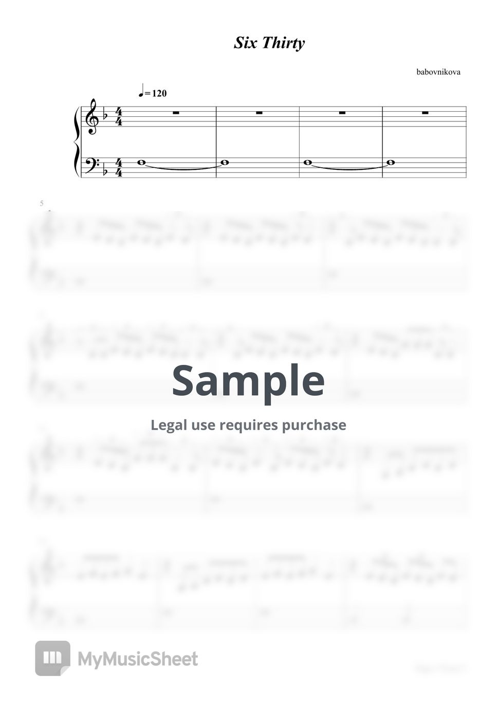 Ariana Grande - Six Thirty (Ariana Grande) Sheets by Yilun