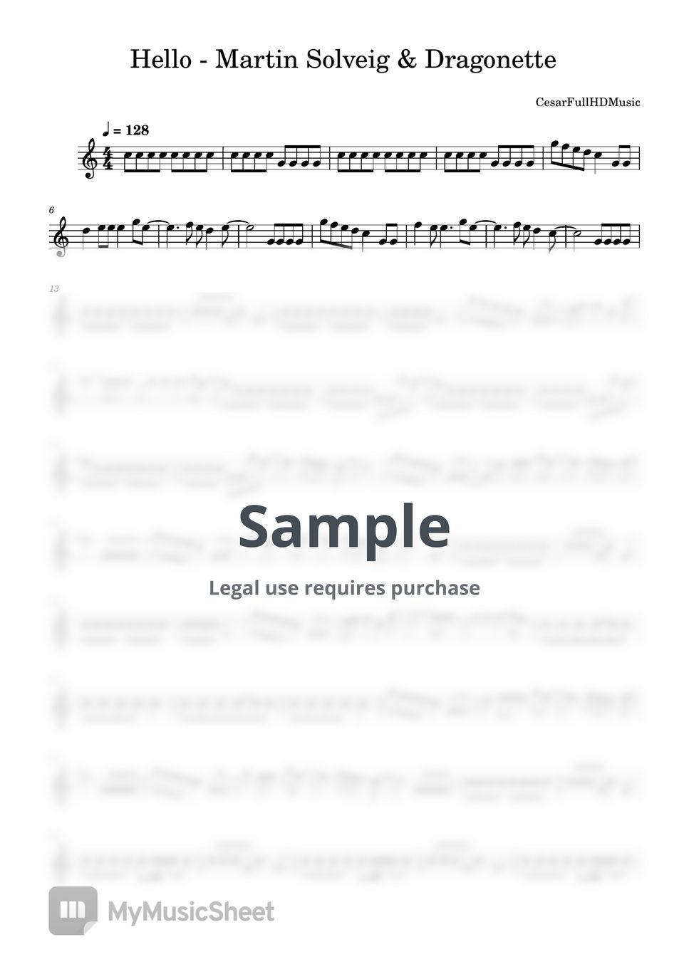 Martin Solveig & Dragonette - Hello Sheets