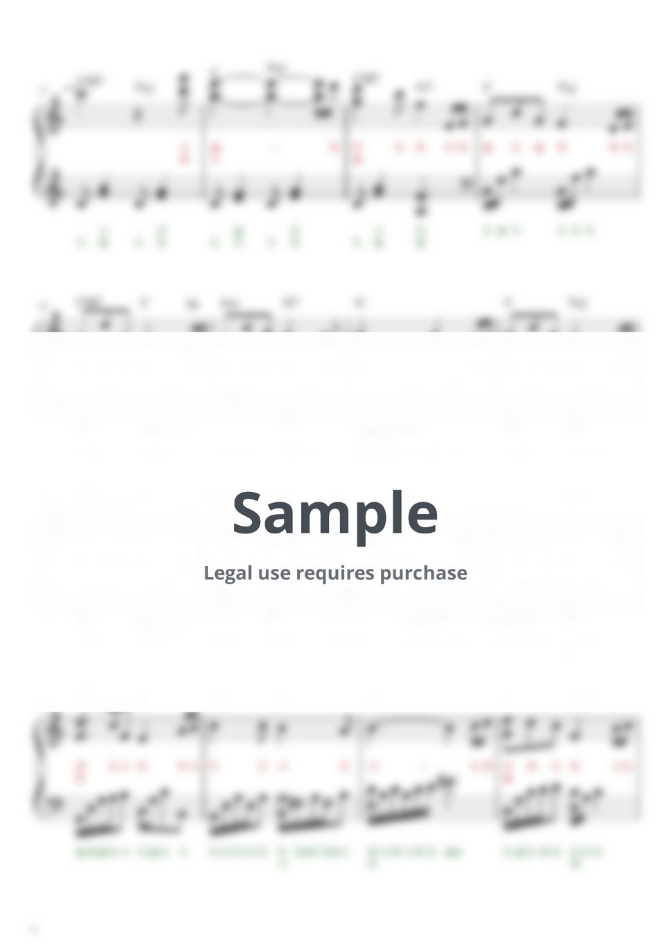 Secret Garden - Serenade to spring(10월의 어느 멋진날에) (쉬운 계이름 악보) Sheet ...