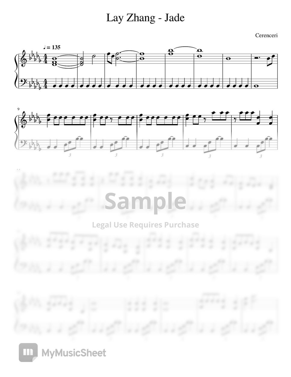 Lay Zhang 张艺兴 - Jade 玉 Sheets by Cerenceri