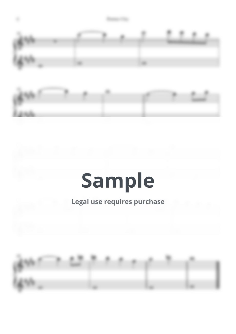 Pokémon Red and Blue - Pewter City Sheet Music by Akboman