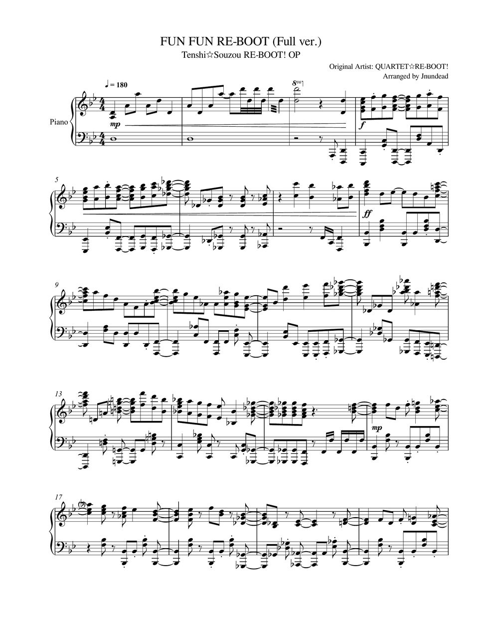 Tenshi☆Souzou RE-BOOT! - FUN FUN RE-BOOT (Full ver.) แผ่น by Jnundead