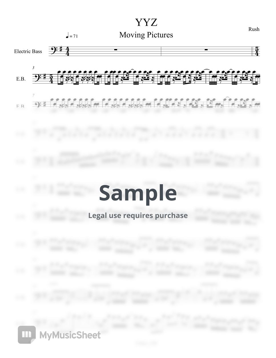 Rush - YYZ Sheets by ©Alex_CM