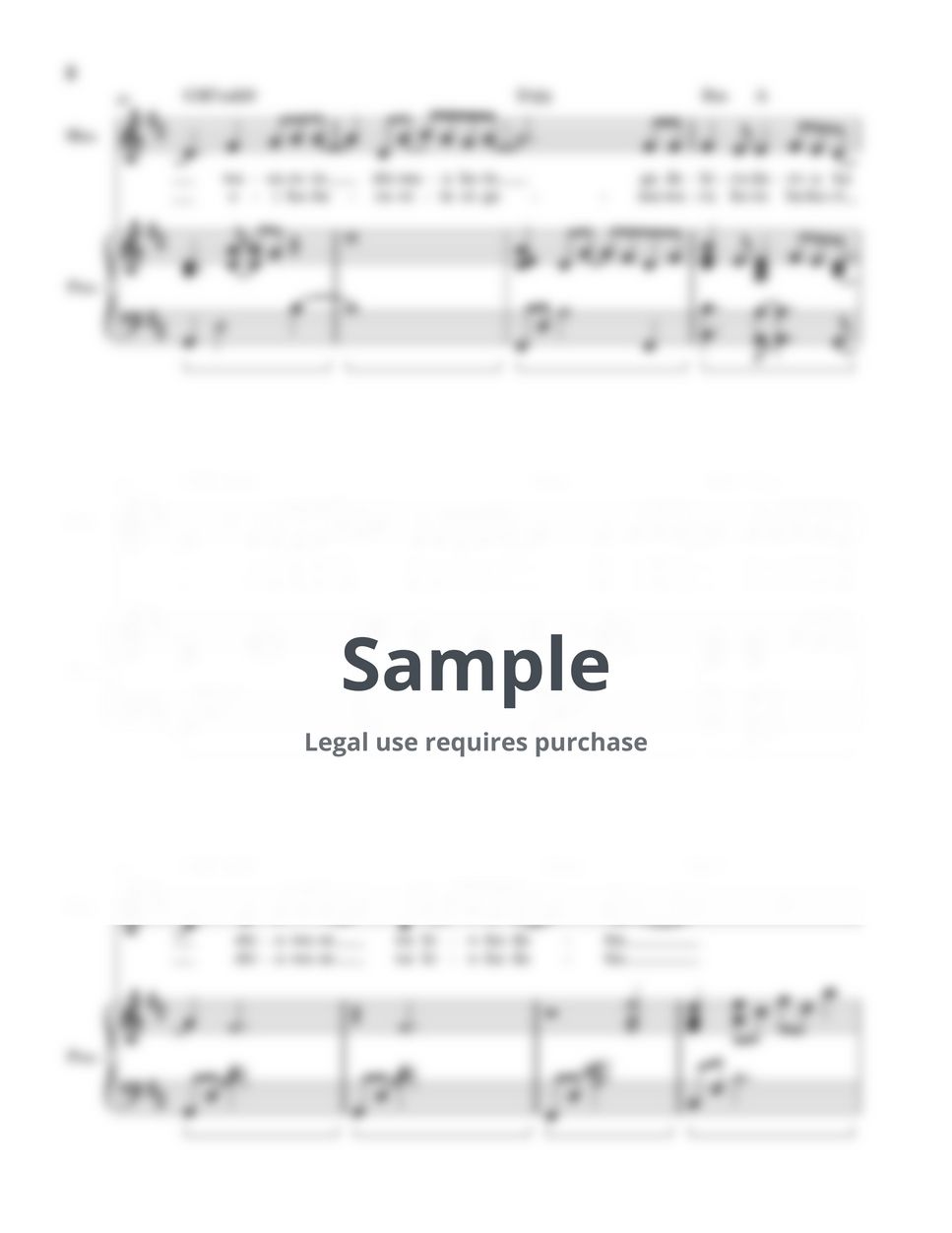 Rena Uehara - AQUAPLUS - WHITE ALBUM 2 OST - Shiawase na Kioku Sheets by sodaorat