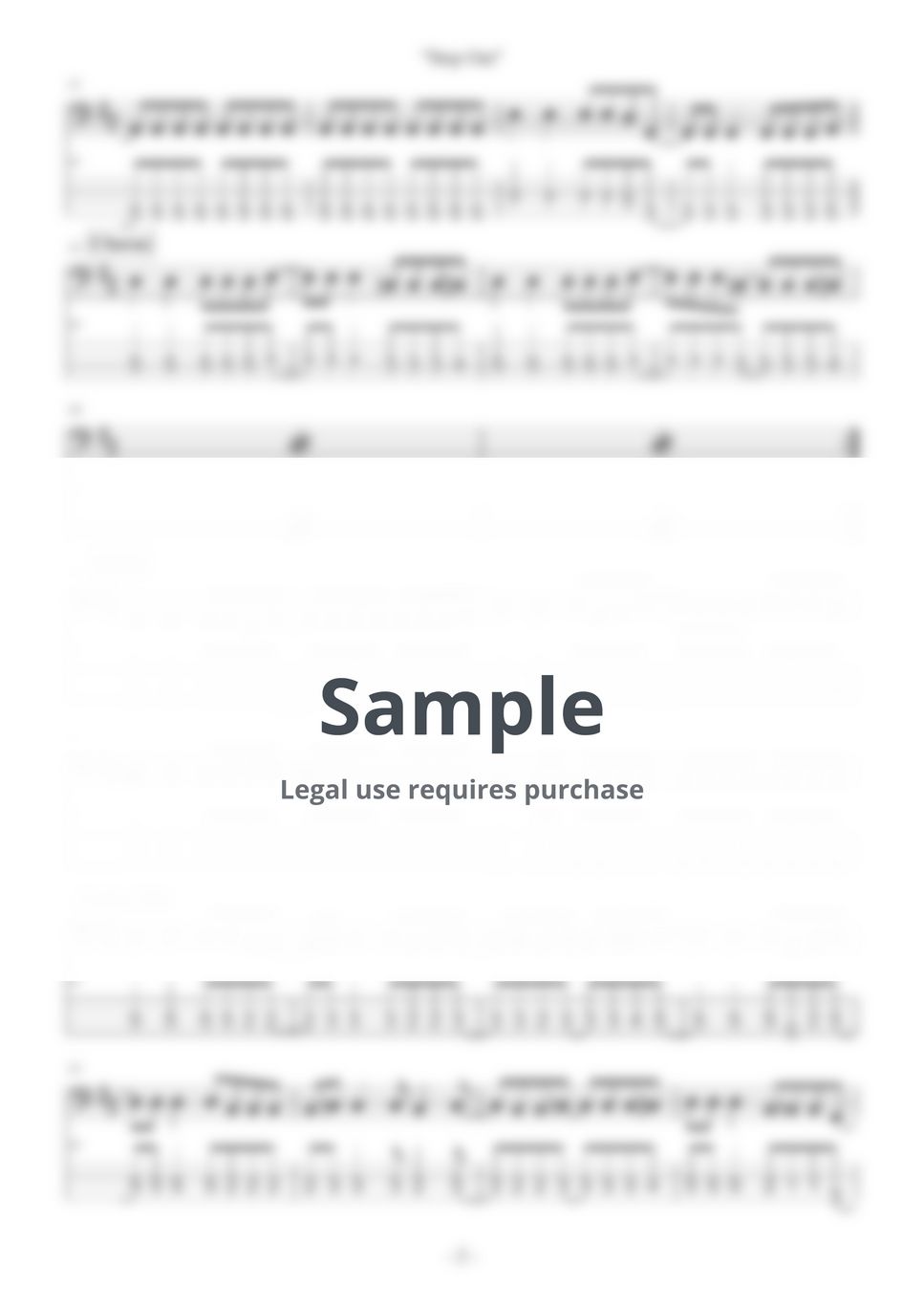 Oasis - Step Out (ベース譜/TAB譜あり) 악보 by きどりん