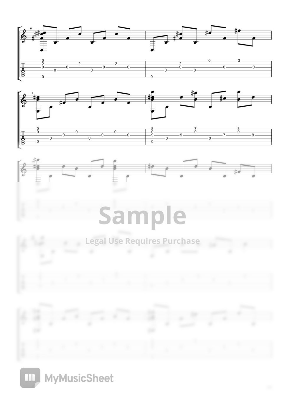 [ Maplestory Project ] - Ellinia : Tree Dungeon - Missing You Sheet Music
