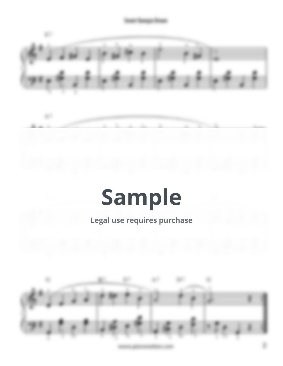 Ben Bernie - Sweet Georgia Brown - Harlem Globetrotters Theme (Piano ...