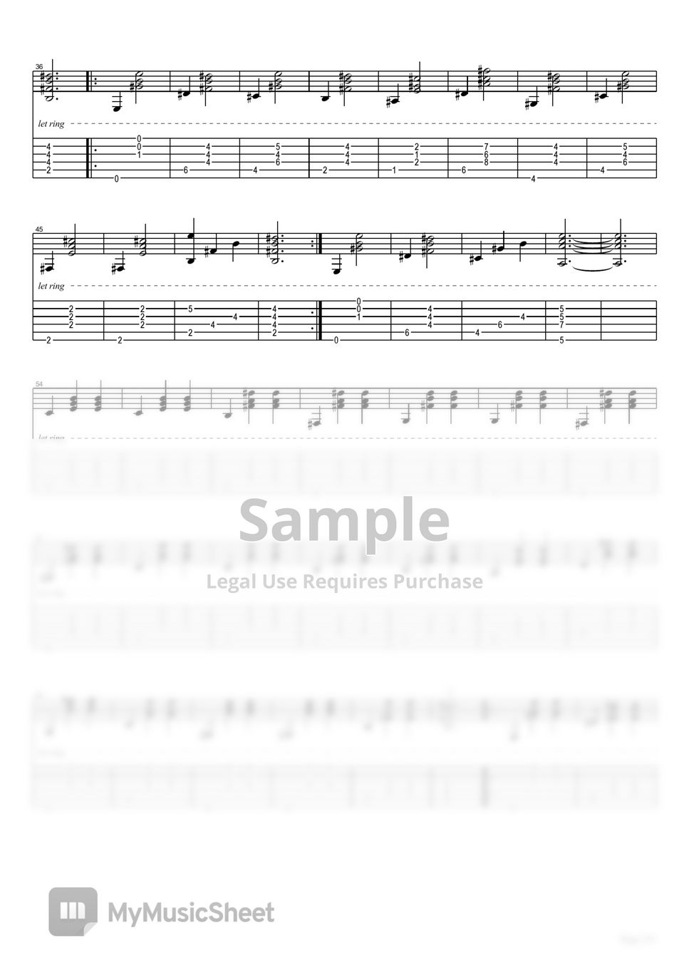 이수현 (Lee Suhyun of AKMU) - 소리 (Sori) 악보 by Rami Guitar