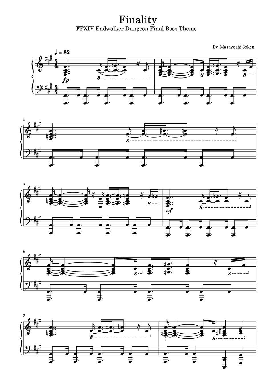 Masayoshi Soken - Finality (最终幻想14-世界最终BOSS-BGM,Finality (FFXIV ...