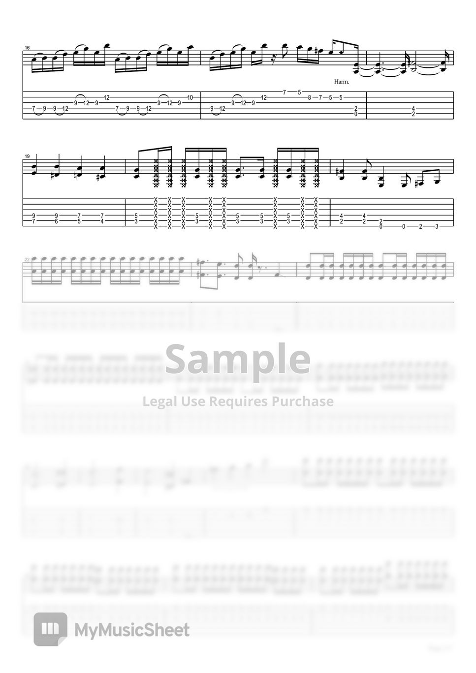 刀劍神域 - LiSA Catch the Moment guitar cover Tab + 1staff by eric lo