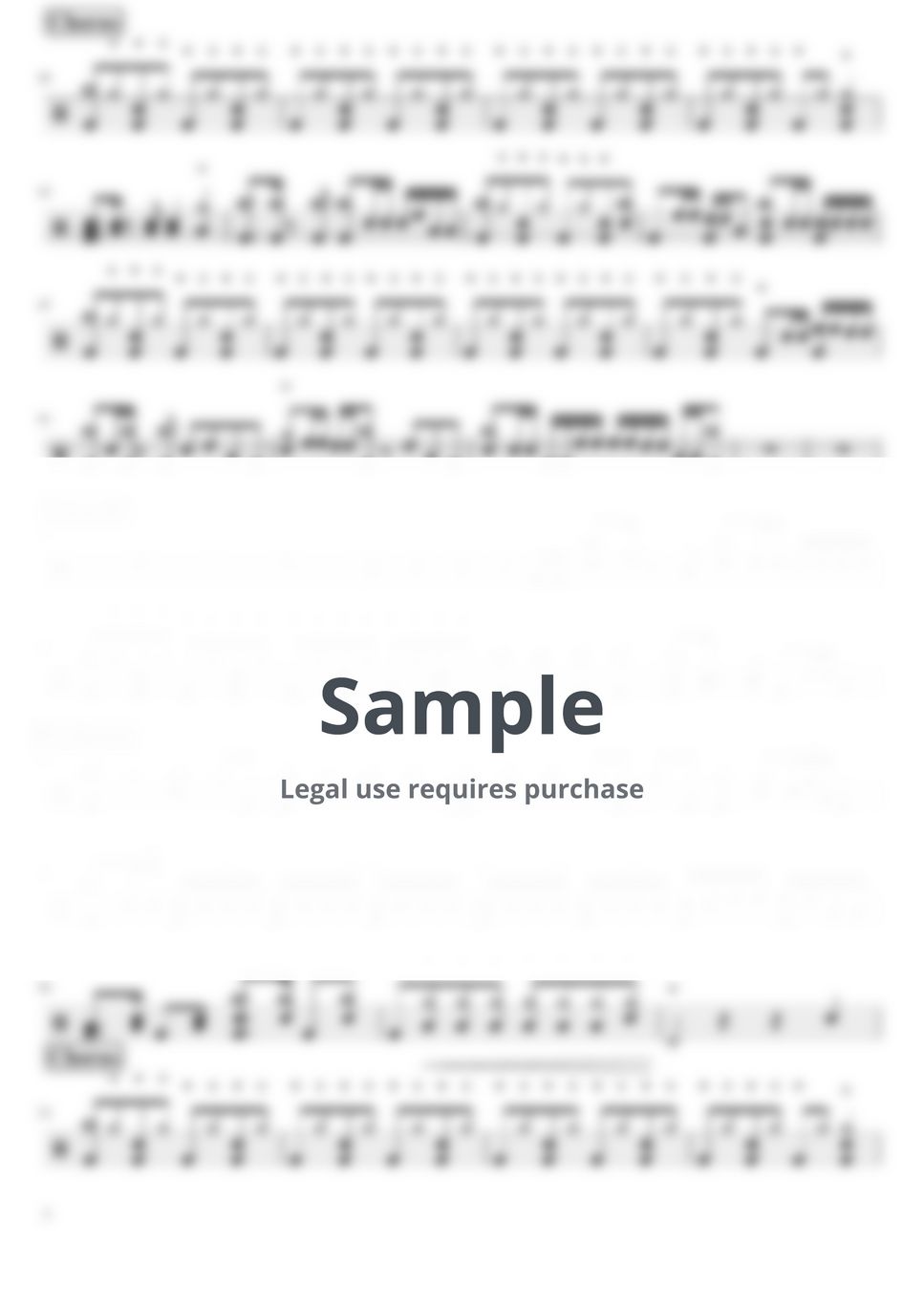 QWER - 내 이름 맑음 (Lv3) Sheets by yeols drum