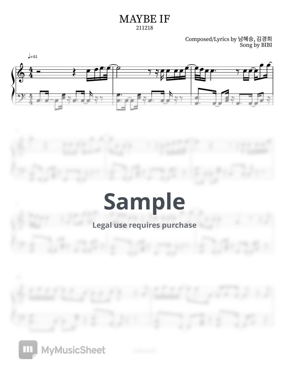 BIBI(비비) - Maybe If(我們要分手的理由우리가 헤어져야 했던 이유) [Our Beloved Summer(那年, 我們的 ...