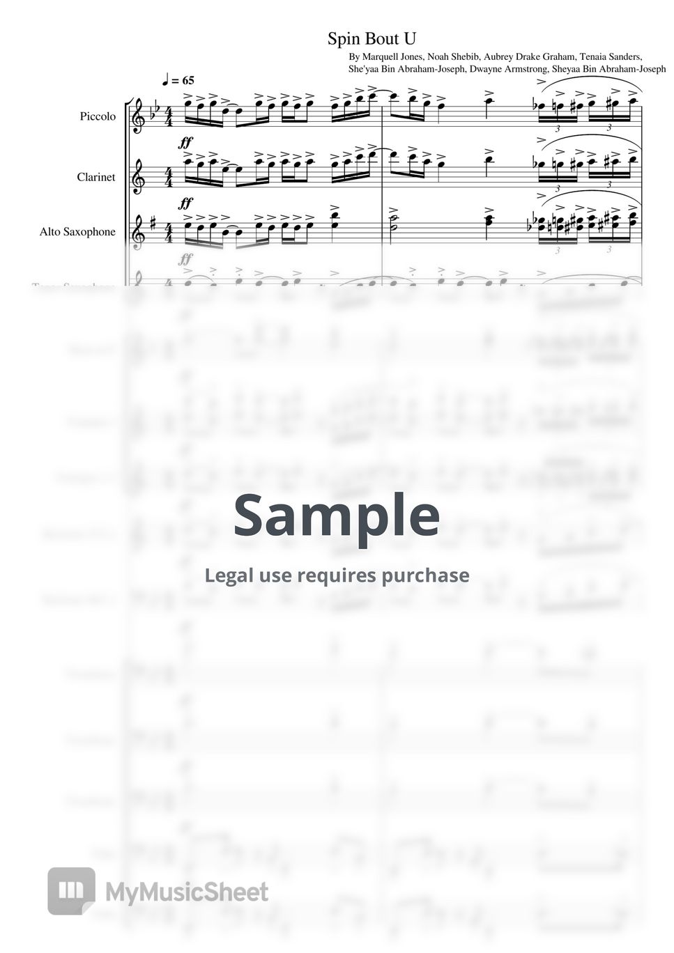 Marquell Jones, Noah Shebib, Aubrey Drake Graham, Tenaia Sanders, She ...