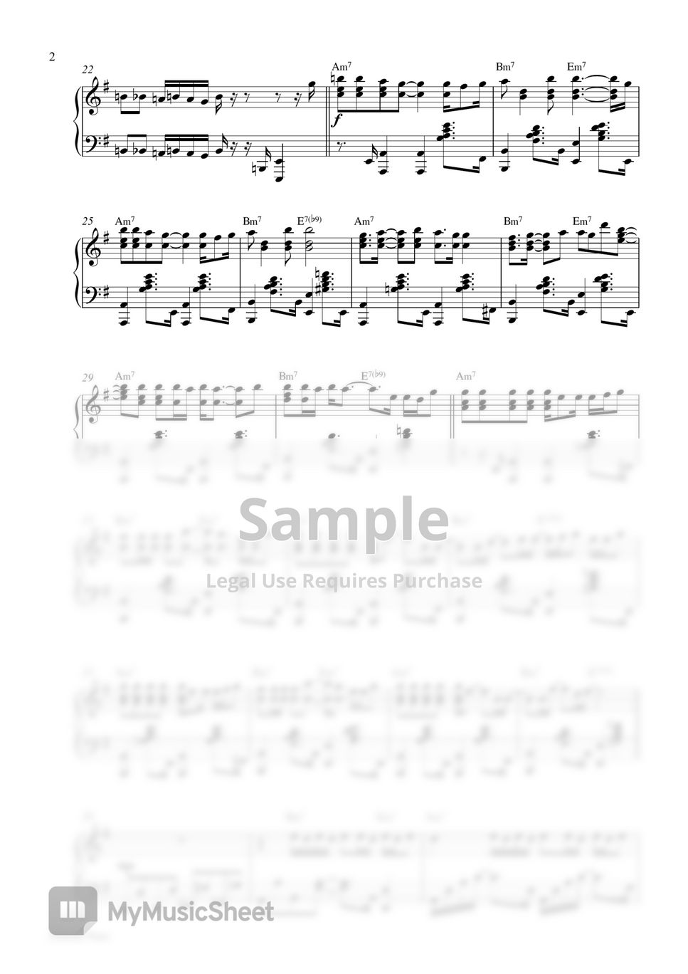 NewJeans - Hype Boy (Piano Sheet + Drum Backing Track) 악보 by Pianella Piano